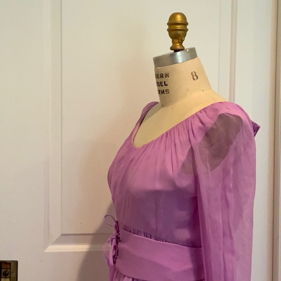 Emma Domb | Dresses | Vintage 96s Emma Domb Purple Cottagecore Dress ...
